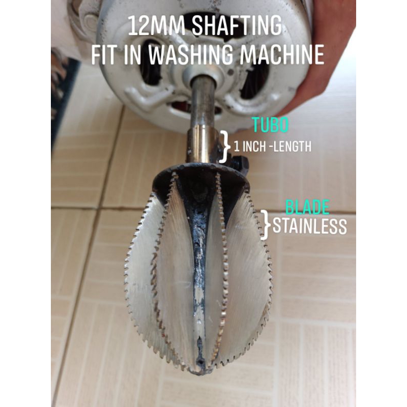12mm Coconut Grater Blade Stainless Fit For Washing Machine | Shopee ...