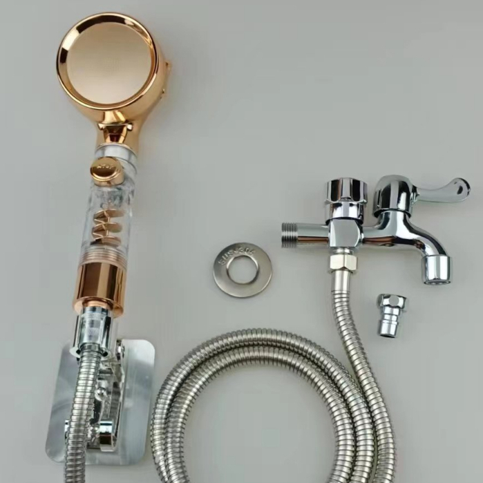 Helix Super Pressurized Shower Head Set With Fan&Filter High Pressure ...