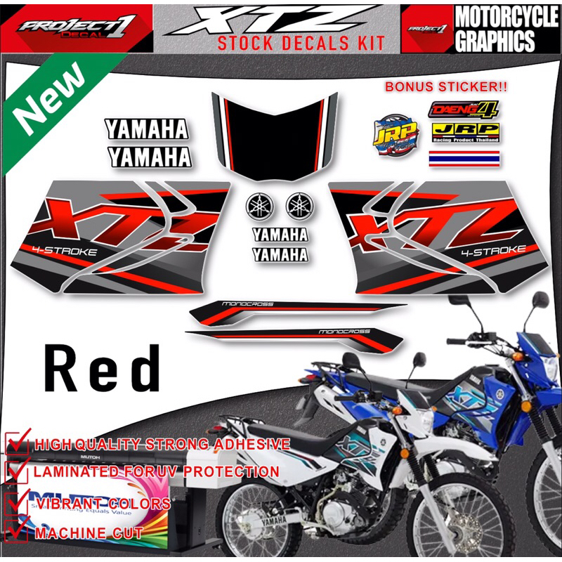 Yamaha XTZ stock decal #2 2018 released | Shopee Philippines