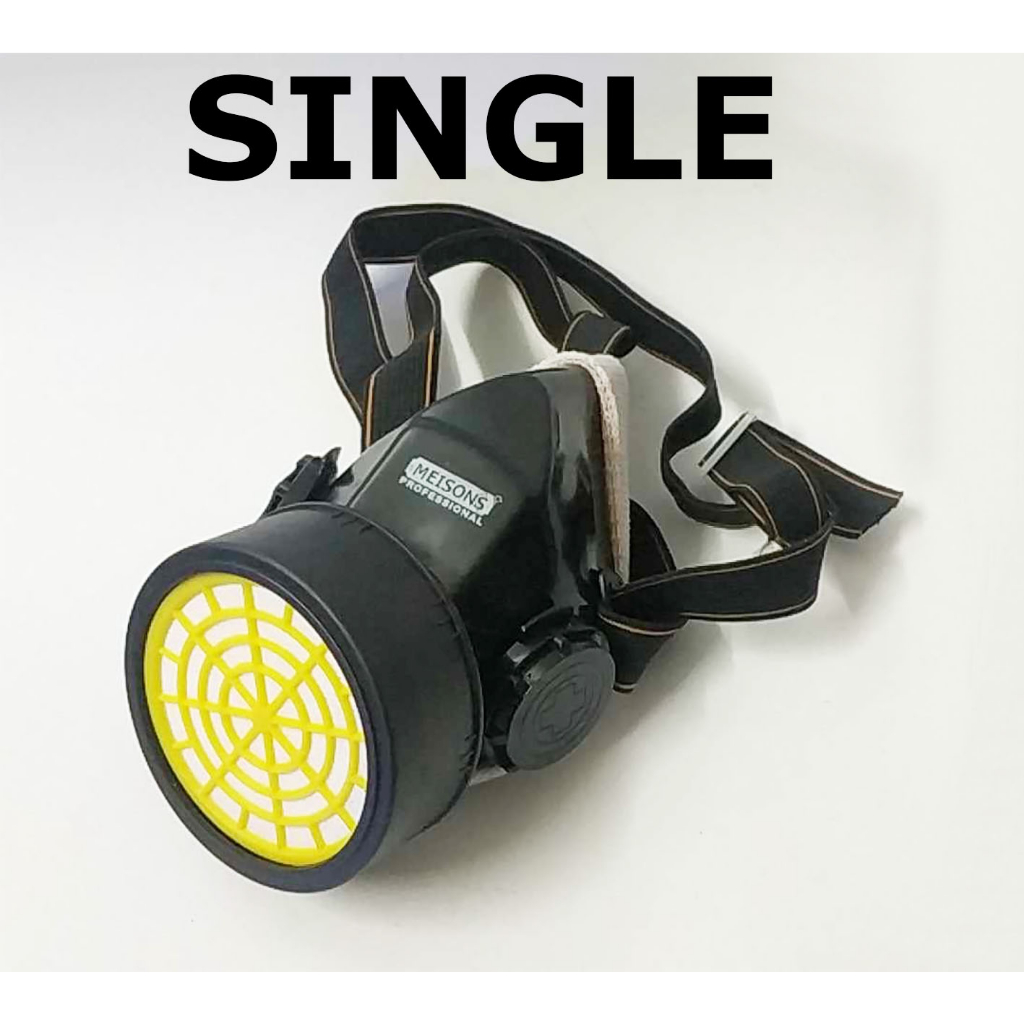 SINGLE FILTER GAS MASK CHEMICAL DUST MASK INDUSTRIAL RESPIRATOR MASK ...