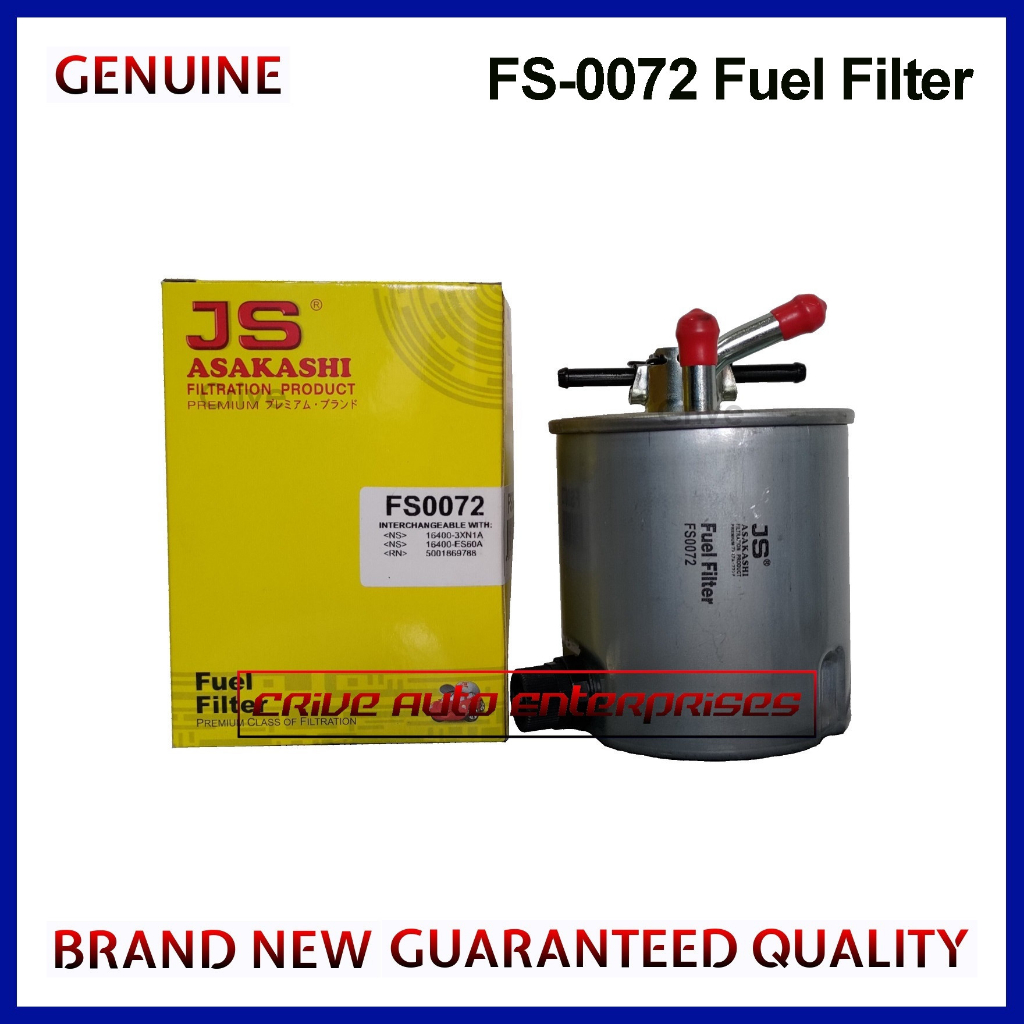 ORIGINAL JS FS-0072 Fuel Filter (Secondary) for Nissan Urvan N350 ...