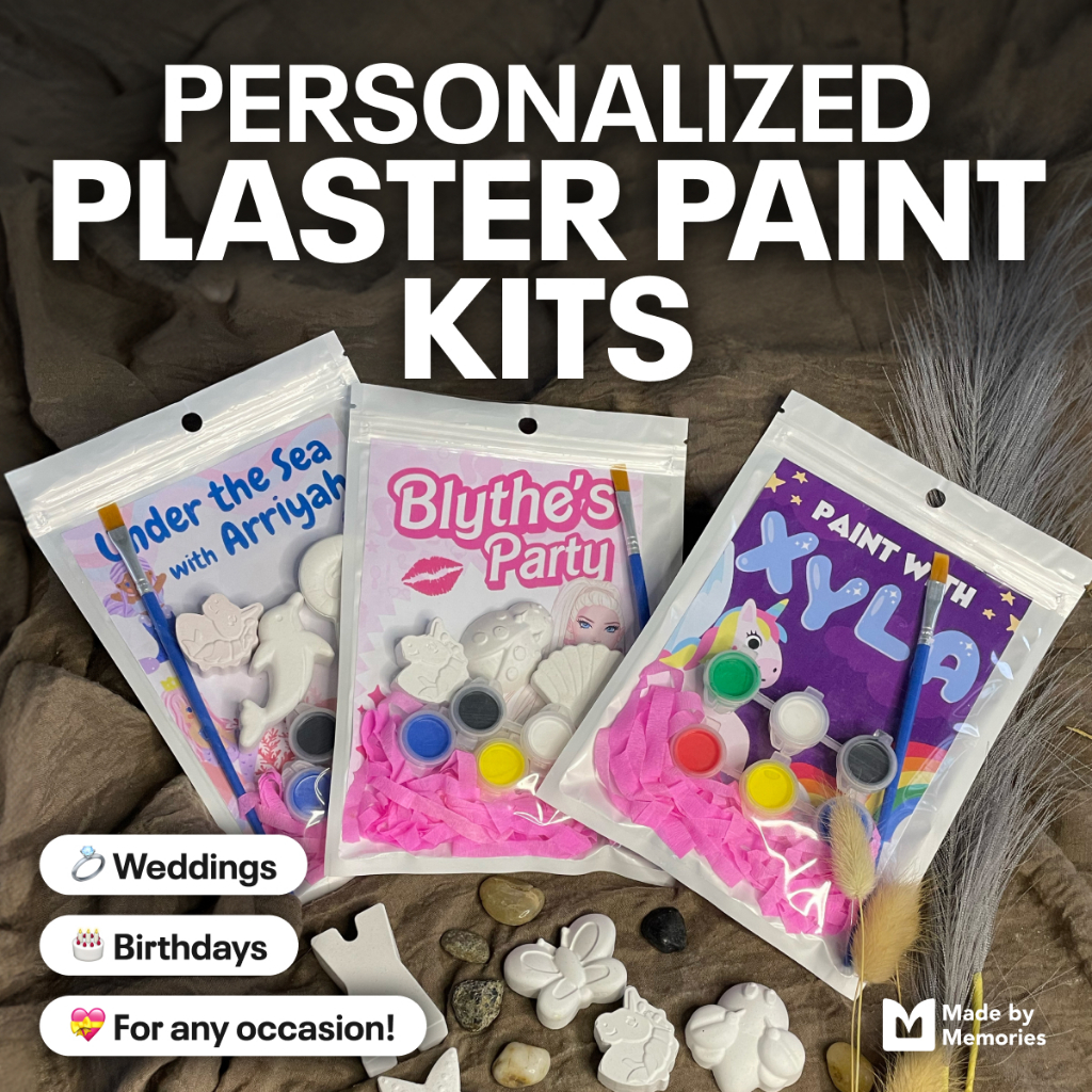 Personalized Plaster Paint Kits | Kids Birthdays, Craft Parties, For ...