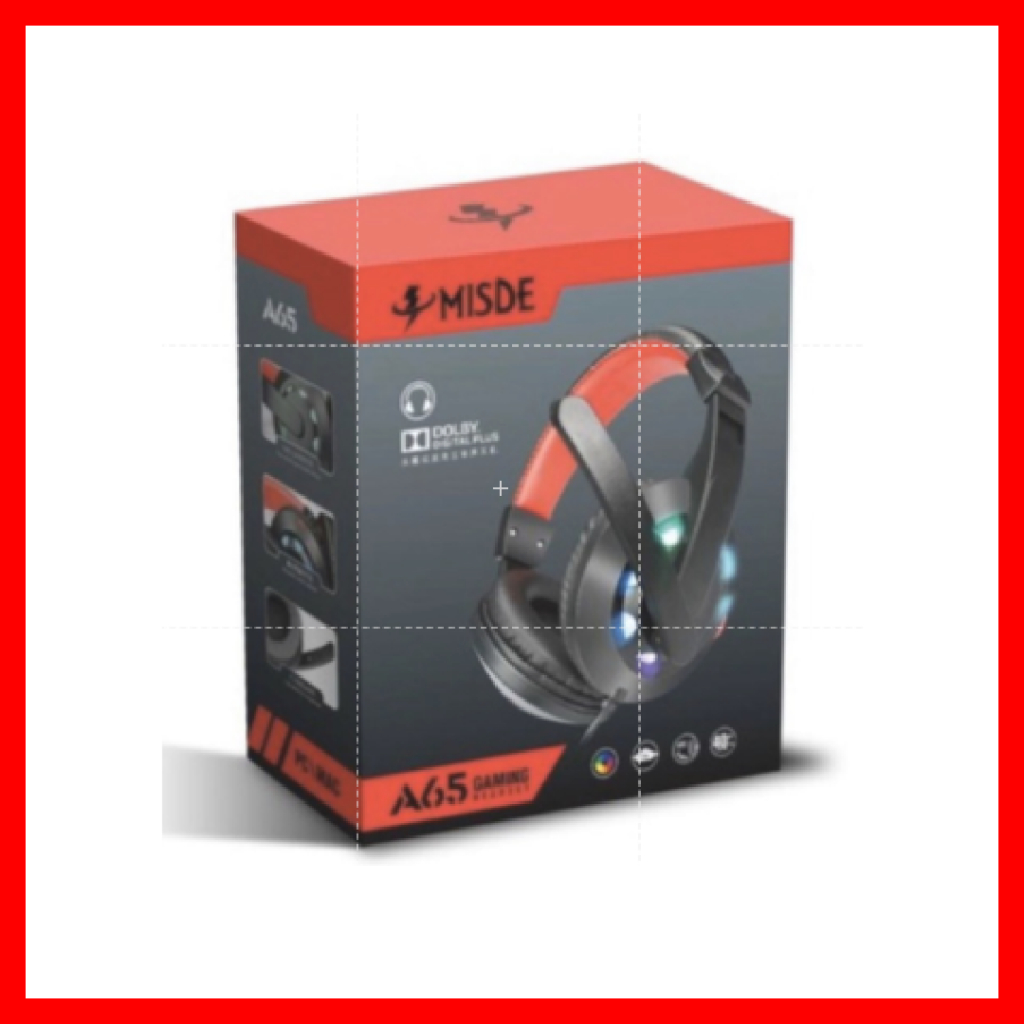 Misde A65 Gaming Headset (WIth LED/Without LED) | Shopee Philippines