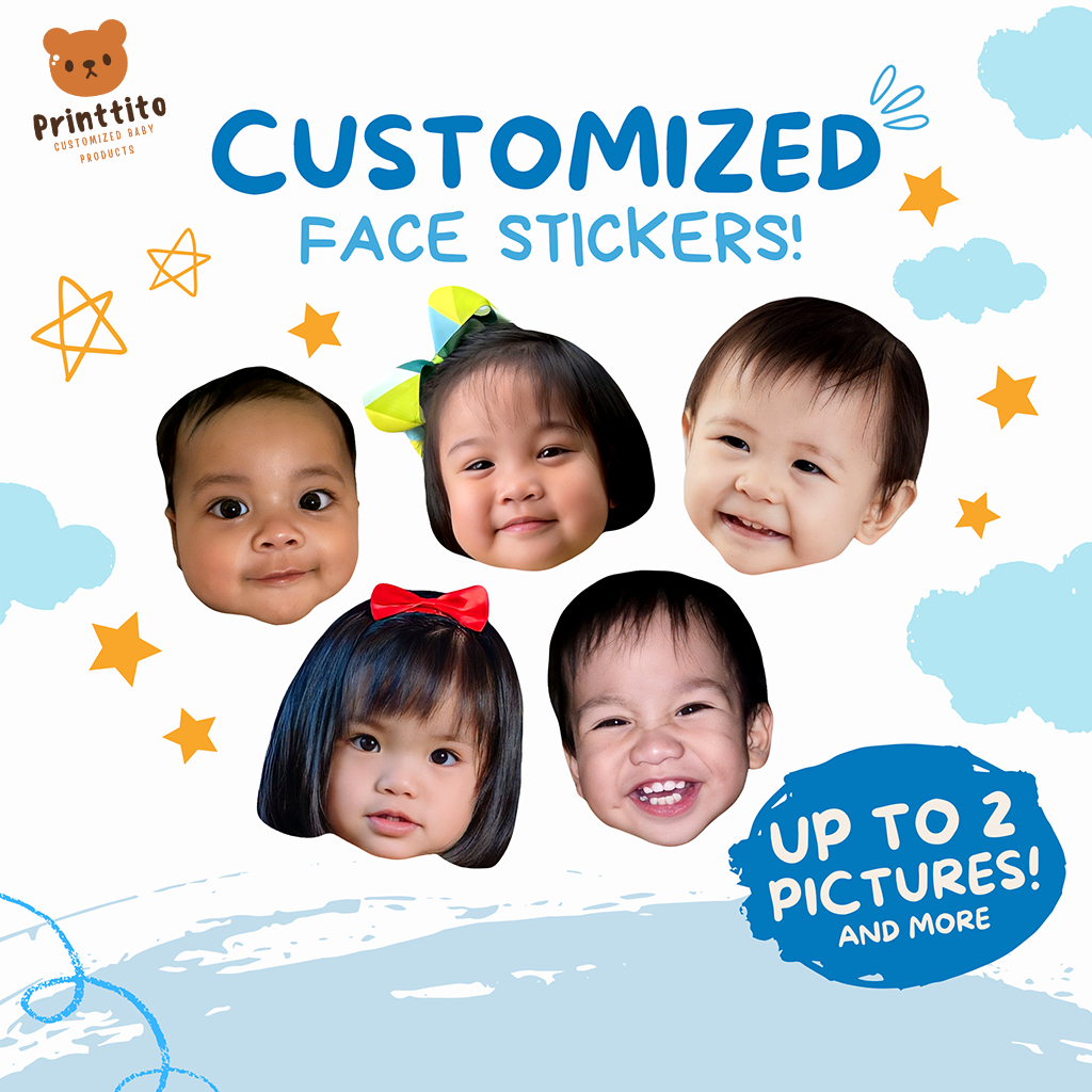 Personalized Face Sticker (Waterproof) | Shopee Philippines