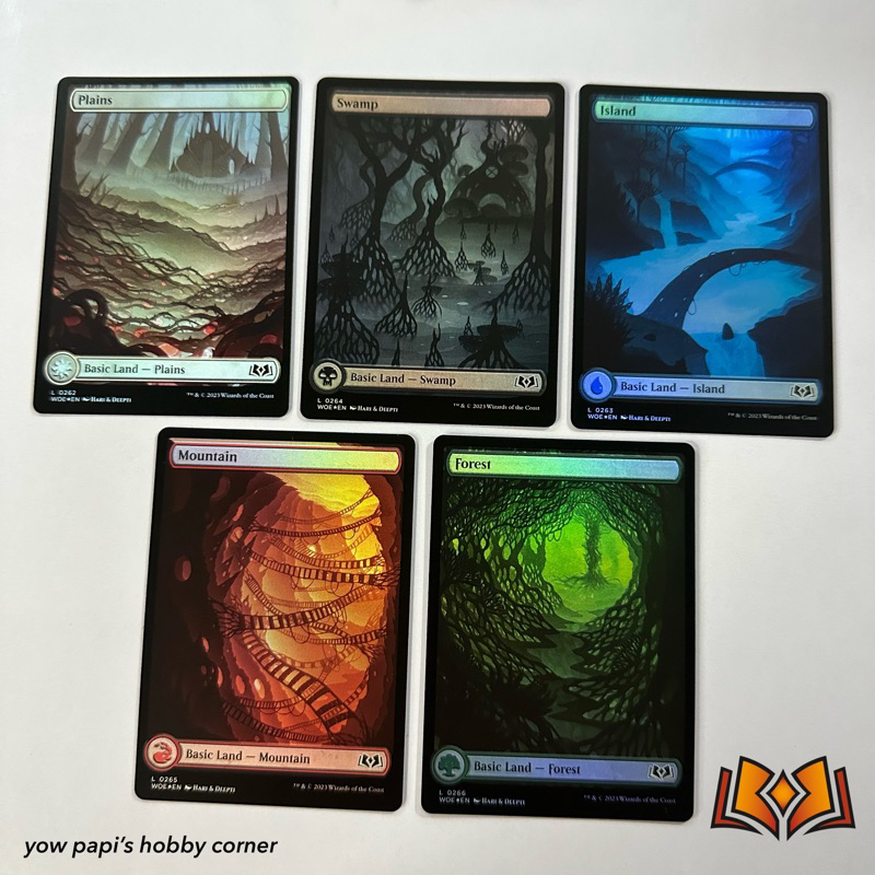 WOE PLAINS ISLAND SWAMP MOUNTAIN FOREST | WOE WILDS OF ELDRAINE BASIC ...