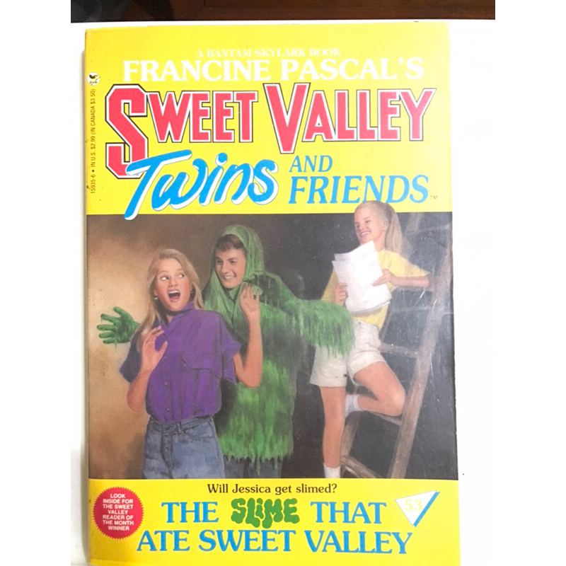 Francine pascal’s sweet valley, twins, and friends, the slime that ate sweet valley | Shopee ...