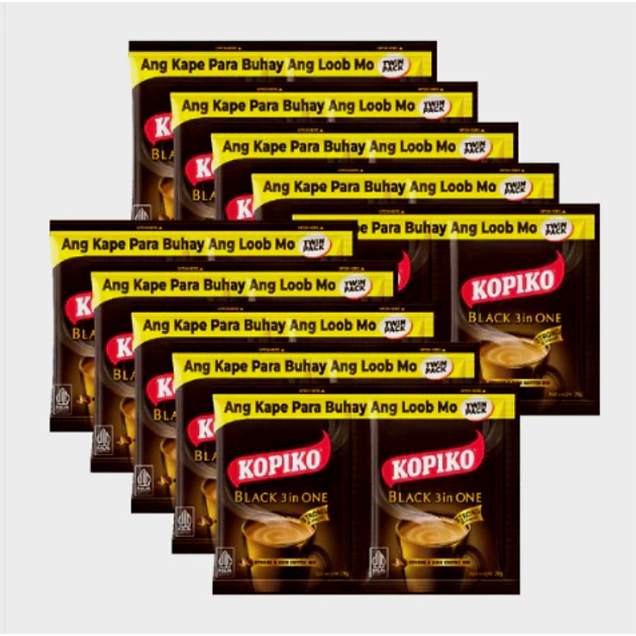 Kopiko Black 3 in One Coffee Twin Pack (56g x 10) | Shopee Philippines