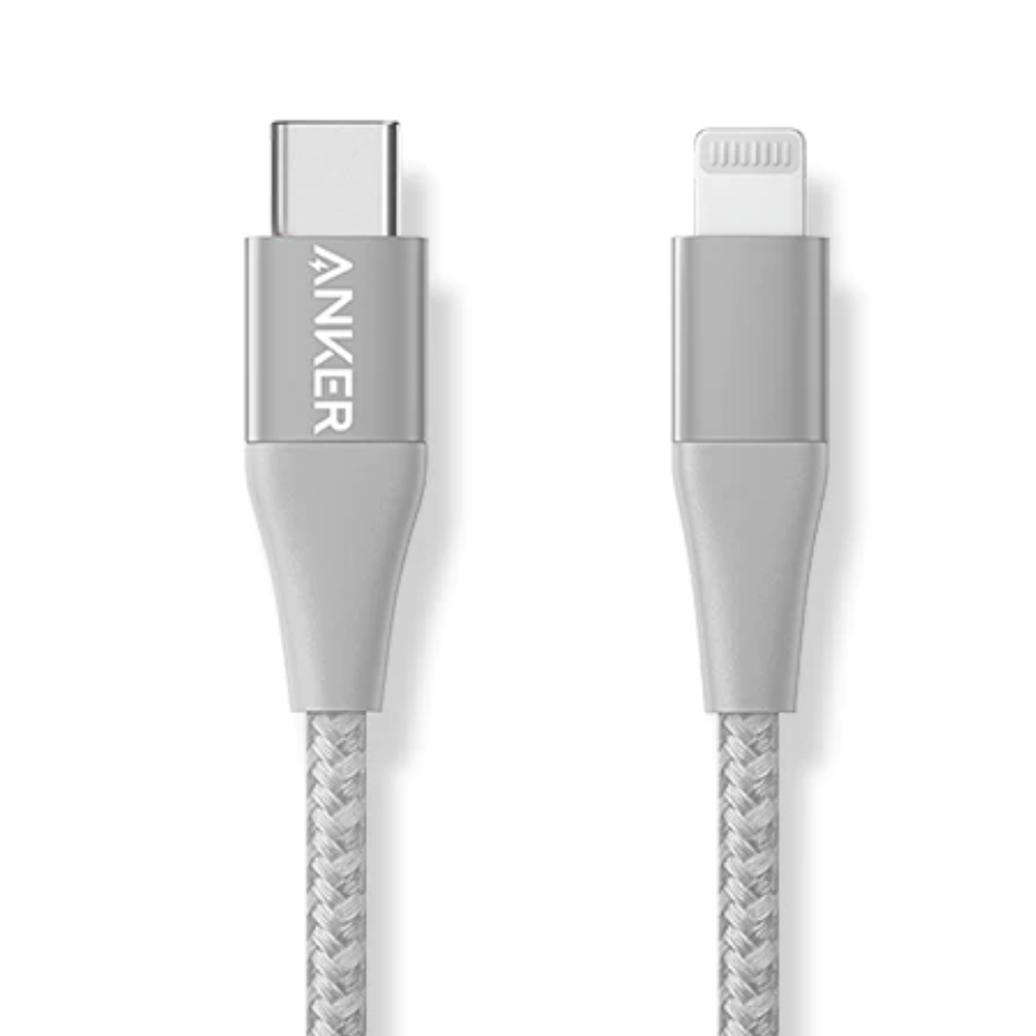 Anker PowerLine +II USB-C Cable with Lightning Connector - Silver ...
