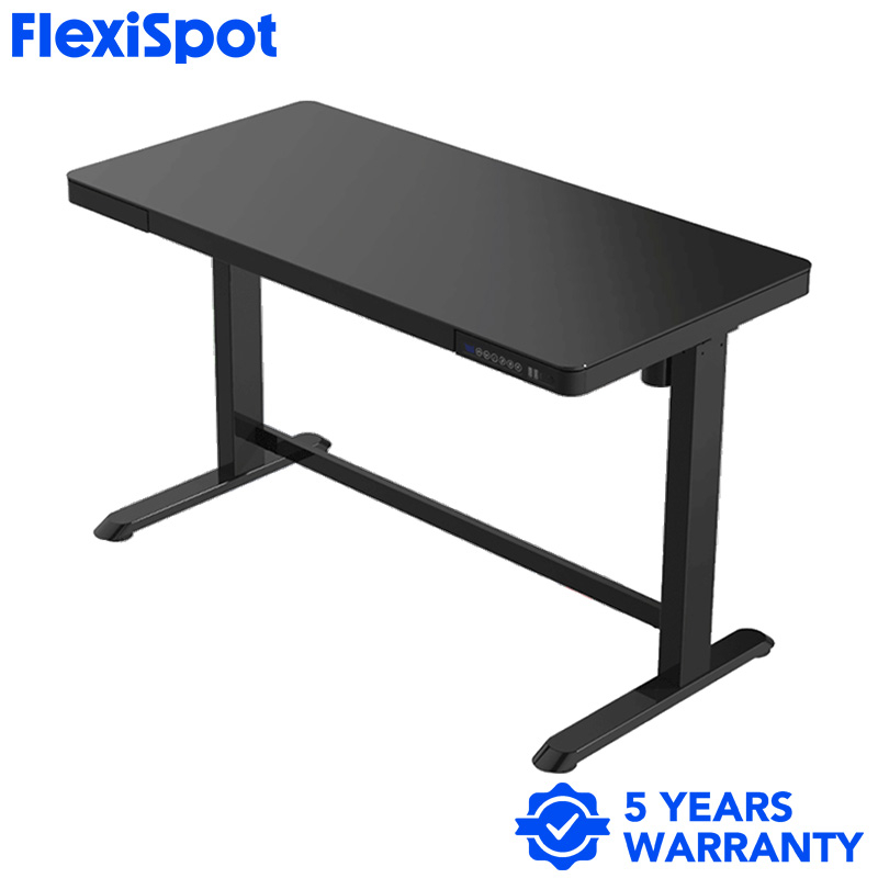 FlexiSpot Comhar E8 All-in-One Standing Desk with 48" Tempered Glass ...