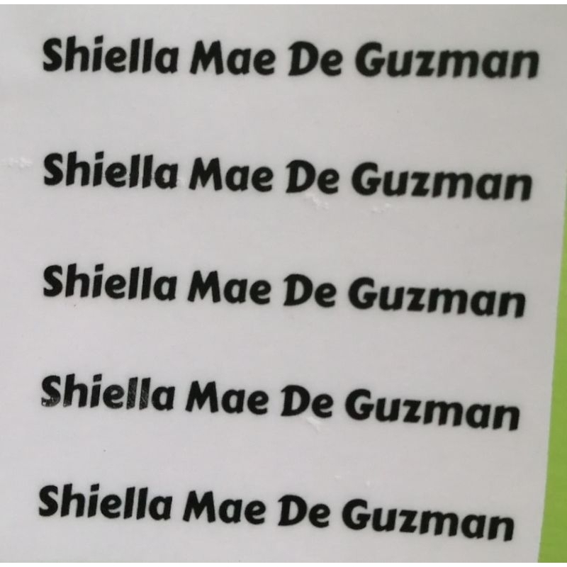 Sticker label for pencil and ballpen (45PCS)(TRANSPARENT) | Shopee ...