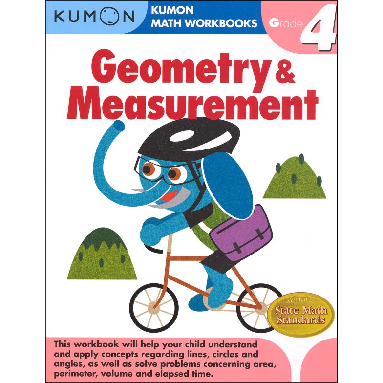 Kumon Math Workbooks: Geometry and Measurement (Grade 4) | Shopee ...