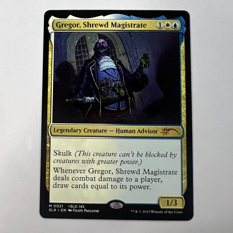 GREGOR, SHREWD MAGISTRATE | SLX | HUMAN ADVISOR | MULTICOLOR | MTG ...