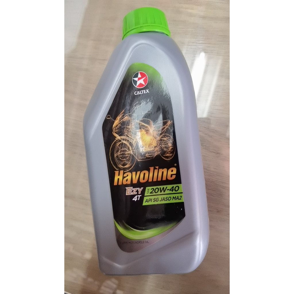Caltex Havoline EZY 4T 20w-40 800mL and 1Liter | Shopee Philippines