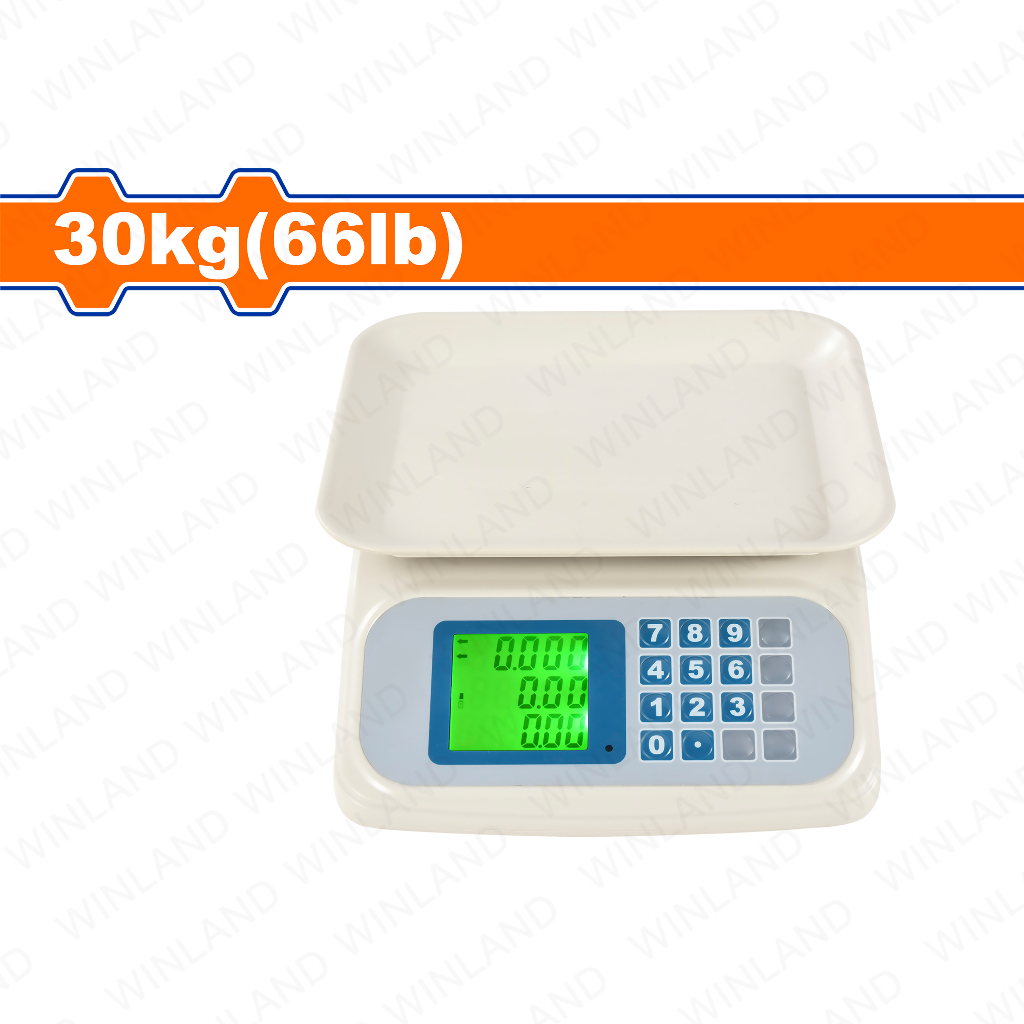 WADFOW by Winland RECHARGEABLE Digital Weighing Kitchen Timbangan Food ...