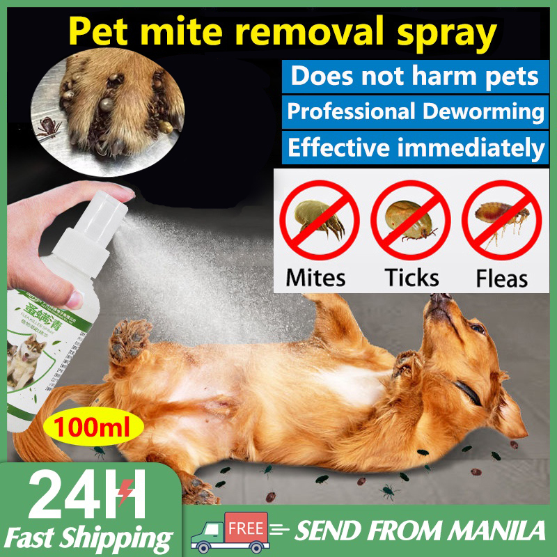 Garapata Remover for Dog Tick Away Spray 100ml for Dogs & Cats Anti ...