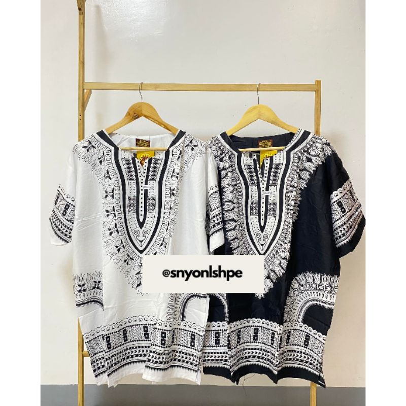 DASHIKI AVENIO KAHYANGAN BOHEMIAN BATIK BOHO POLO SHIRT | Shopee ...
