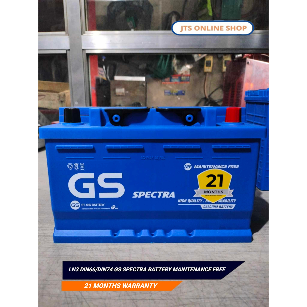 LBN3 DIN66/DIN74 GS SPECTRA BATTERY MAINTENANCE FREE | Shopee Philippines