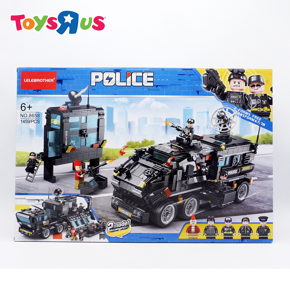 Lele Brother Building Blocks 8658 Swat Police 2-in-1 Anti-Terrorism ...