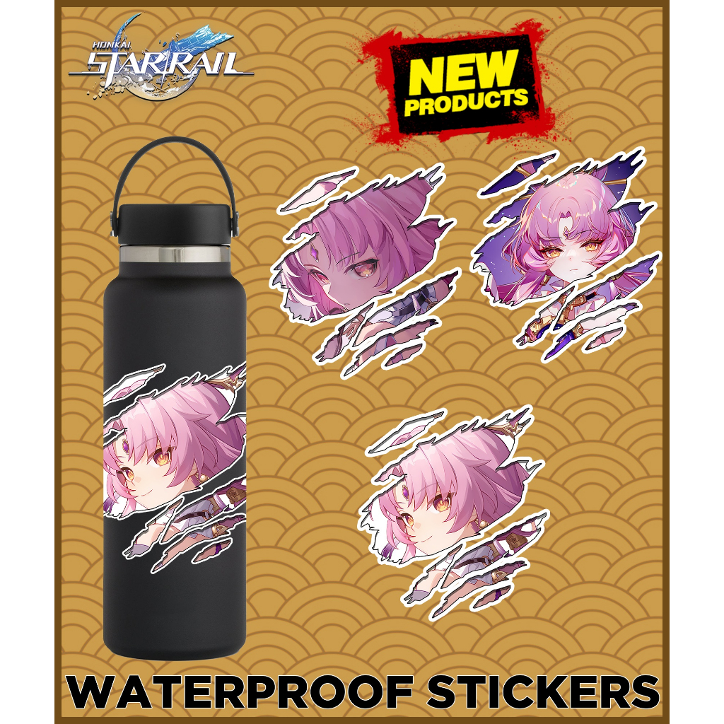 Honkai Star Rail: Fu Xuan Scratch Design Sticker | Laminated Waterproof ...