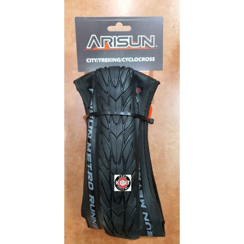 Arisun Metro Runner 27.5 x 1.75 Folding City Urban Trekking Tire 27.5x1 ...