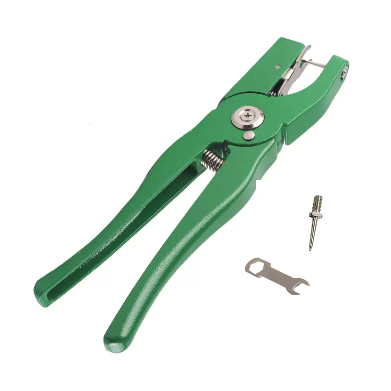 Livestock Animal Ear Tag Applicator Plier with Number 001-100 Ear Tags ...