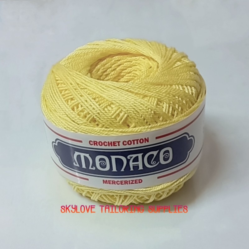 Monaco Mercerized Crochet Cotton 3ply BATCH A (B1 - B221) | SOLID ...