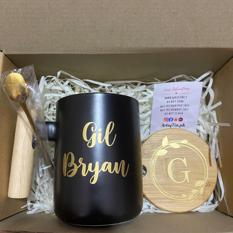 Personalized Nordic Mug with Box | Customized Mug | Wedding | Baptismal ...