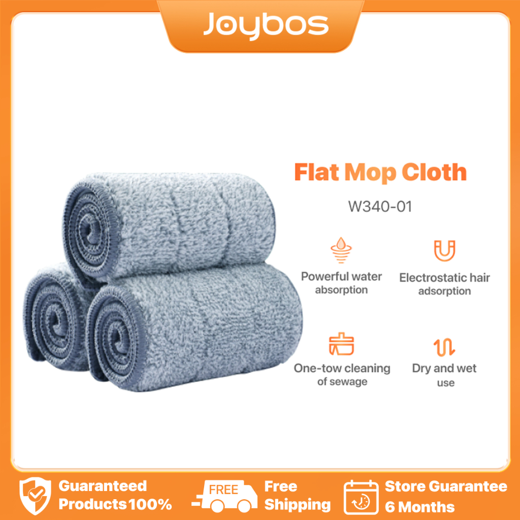 Joybos Floor Mop Self Wash Squeeze Dry Flat Mop 2in1 360 Spin Mop With ...