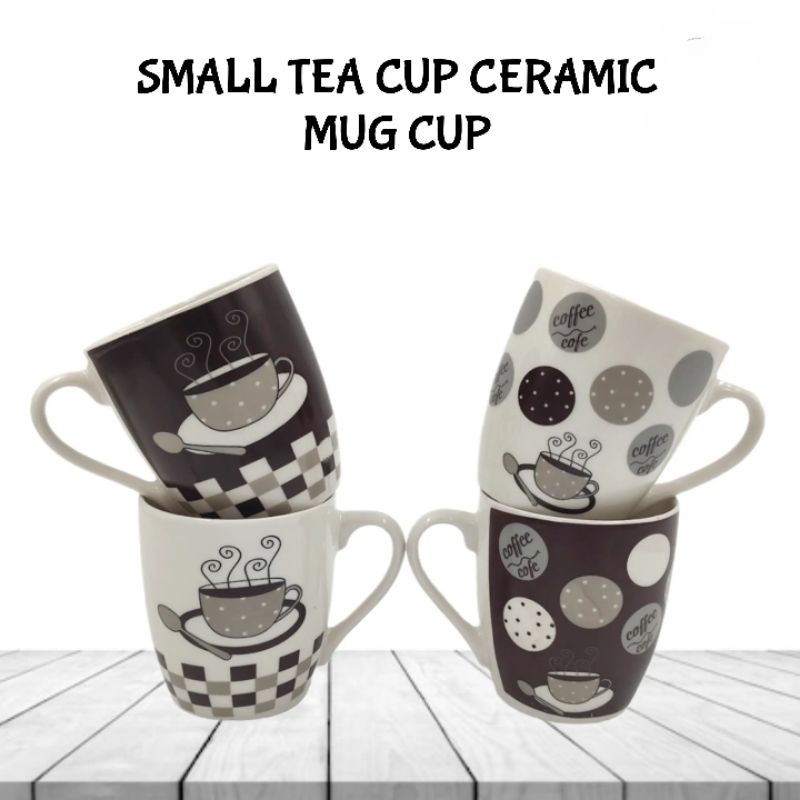 Small Tea Cup Ceramic Mug Cup 200 ml / CH-058-8 | Shopee Philippines