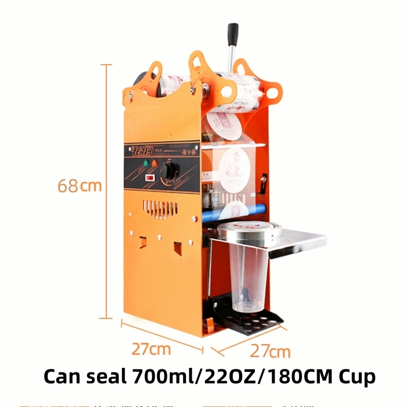 Verly Heavy Manual Sealing Machine Sealer Milk Tea Cup Plastic Cup Can ...