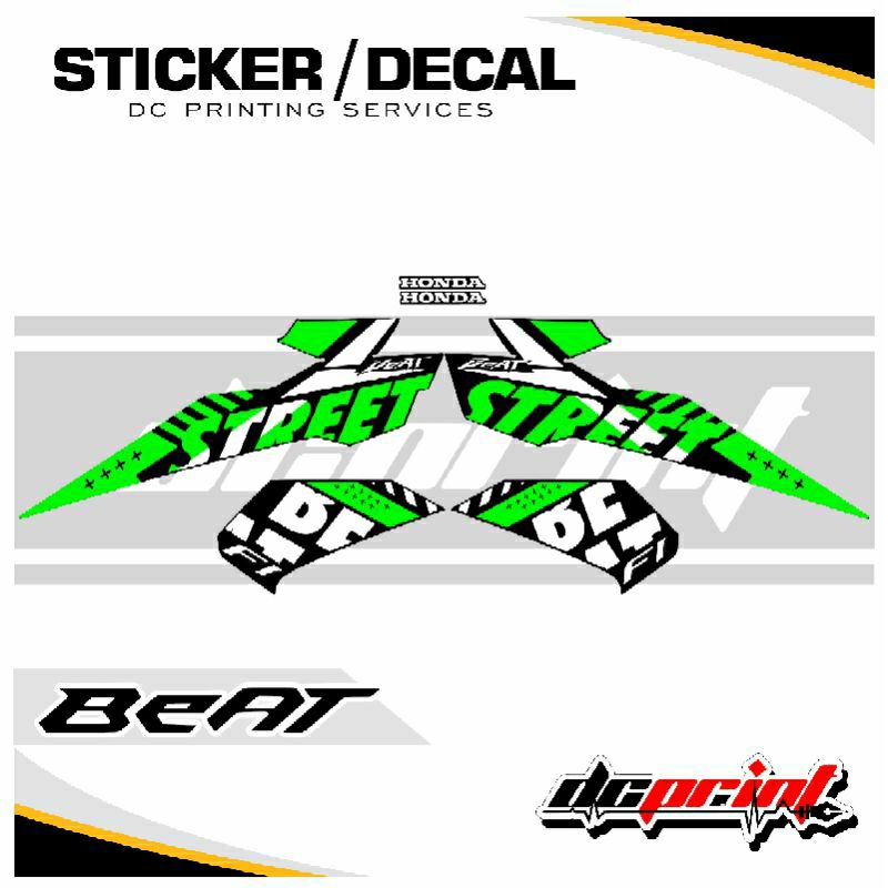 Honda Beat Street Stock Decal Org. | Shopee Philippines