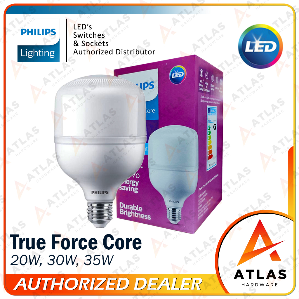 Philips True Force Core 20W, 30W, 35W Cool Daylight Durable Brightness | Shopee Philippines