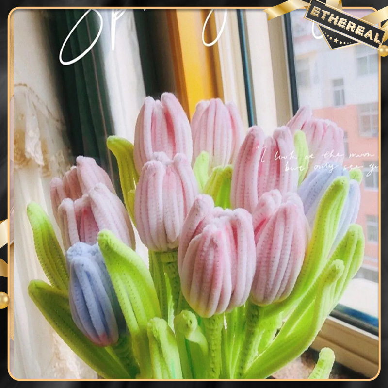 100Pcs DIY Chenille Stems Gen Pipe Cleaners Macaron Chenille Stem Arts ...