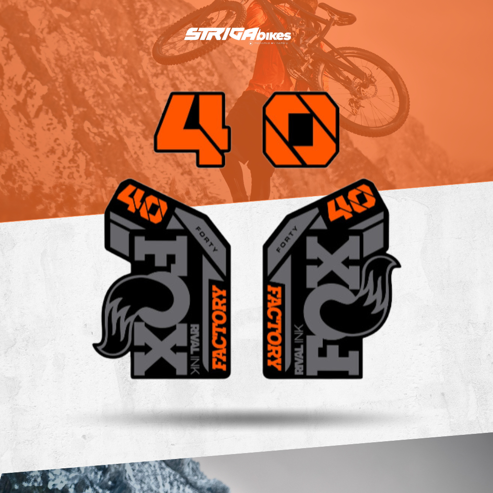 Fox 40 Design Bicycle Fork Decals/Stickers | Shopee Philippines