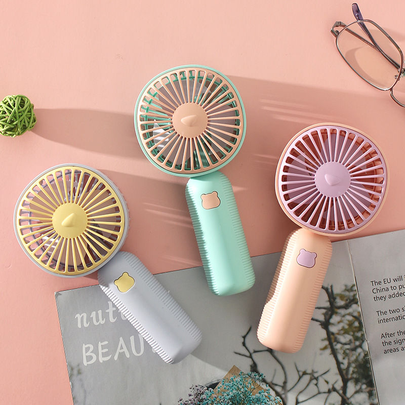 YiYang Portable Mini Fan with base USB Rechargeable Mini Fan Cooling Fan Handheld Fan | Shopee ...