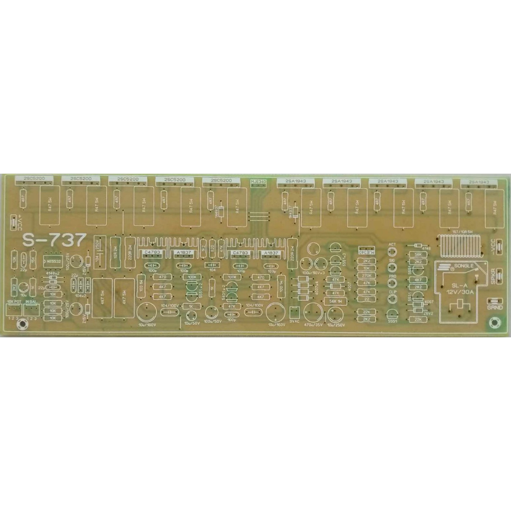 1 PAIR PCB Sakura-737 Amplifier 5 Pairs OPT Slot With Balanced Buffer ...