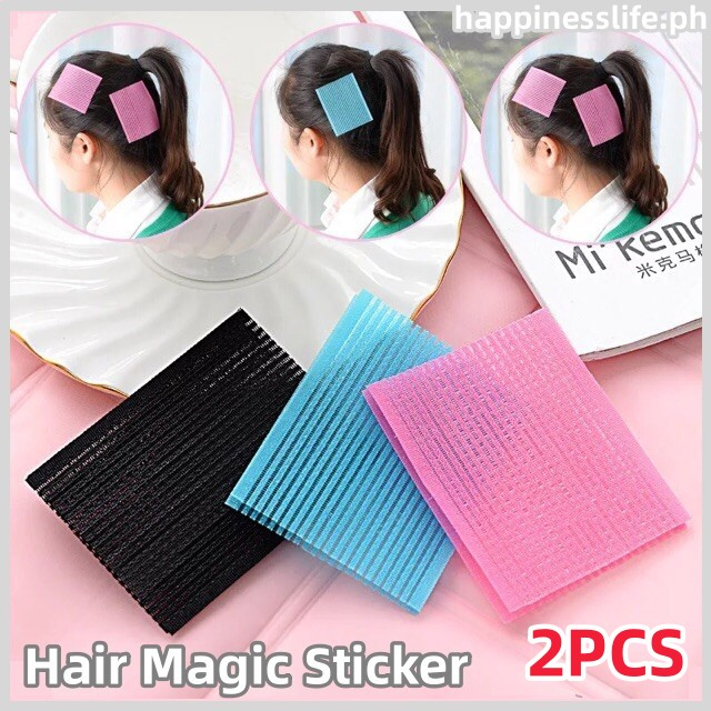 2pcs Hair Sticker Clip Bangs Fixed Seamless Magic Paste Posts Magic ...