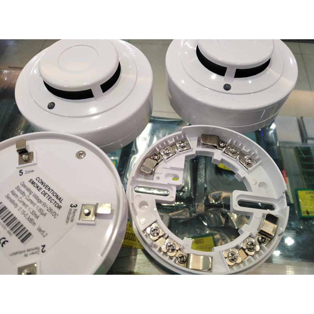 CONVENTIONAL SMOKE DETECTOR 24V (2WIRES) | Shopee Philippines