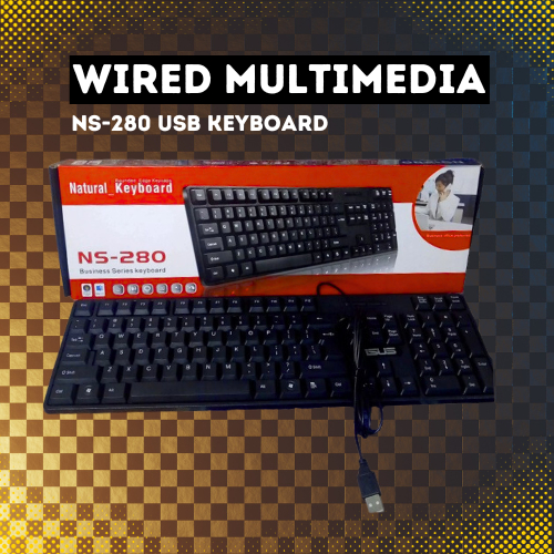 Keyboard Logo ASUS NS-280 Business Keyboard USB Wired Connection | Shopee Philippines