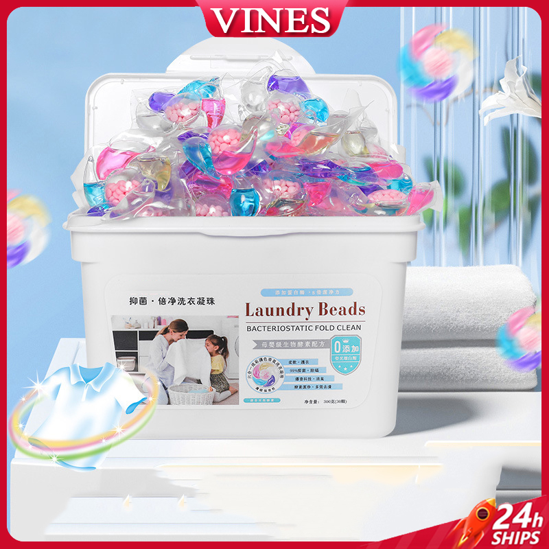Laundry Soaps & Detergents Ecopods Liquid Capsules 30pcs/box Washing ...