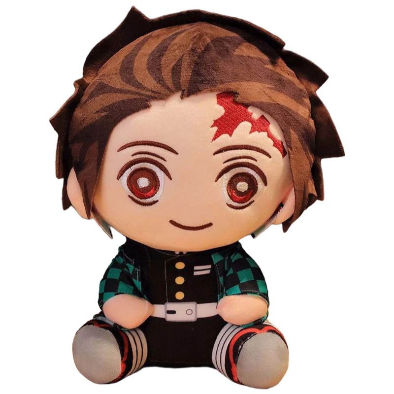 Demon Slayer Plushie Nezuko Tanjiro Inosuke Zenitsu | Shopee Philippines