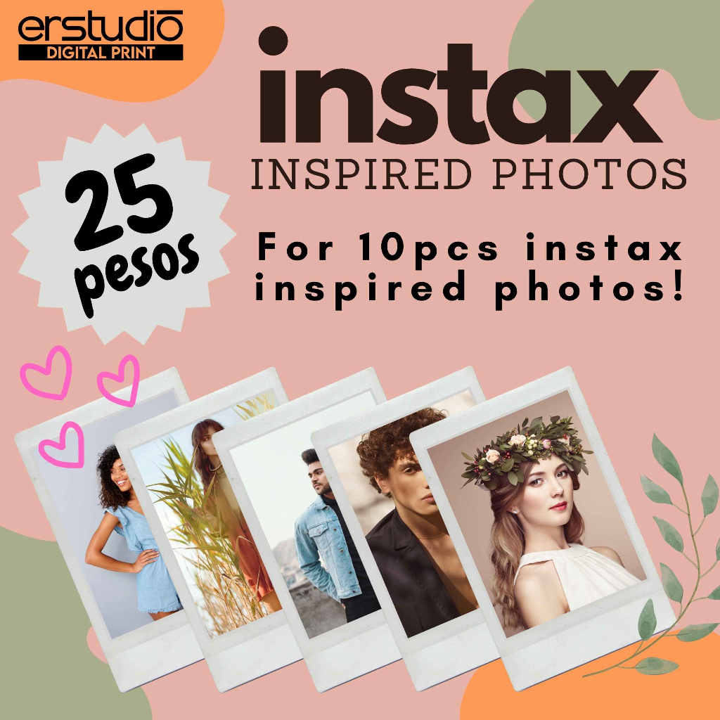 Instax Inspired Photos!! 10pcs | Shopee Philippines