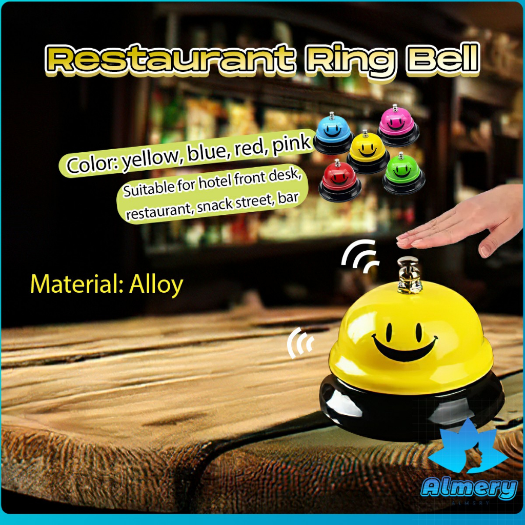 Almery Ring Service Call Bell Color Alloy Desk Kitchen Hotel Counter ...