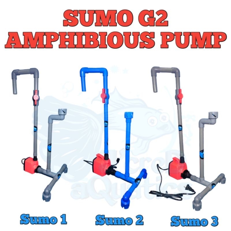 AQUA ZONIC SUMO G2 AMPHIBIOUS Pump ( SUMO 1, SUMO 2, SUMO 3 ) TOP and BOTTOM CLEANER & PUMP TO ...