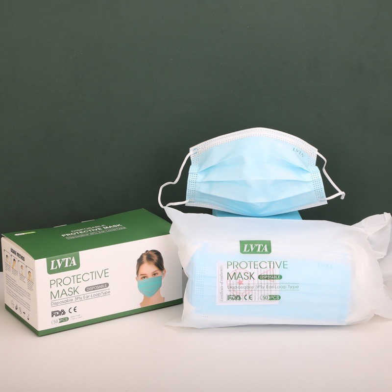 Face Mask 3ply 50PCS Per Pack Premium Quality Facemask LVTA MOUSON ...