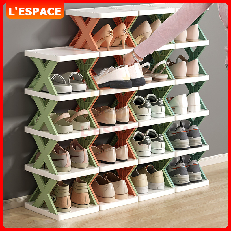 Multilayer Foldable Shoe Rack 9 Layer Organizer Simple Storage Rack for ...