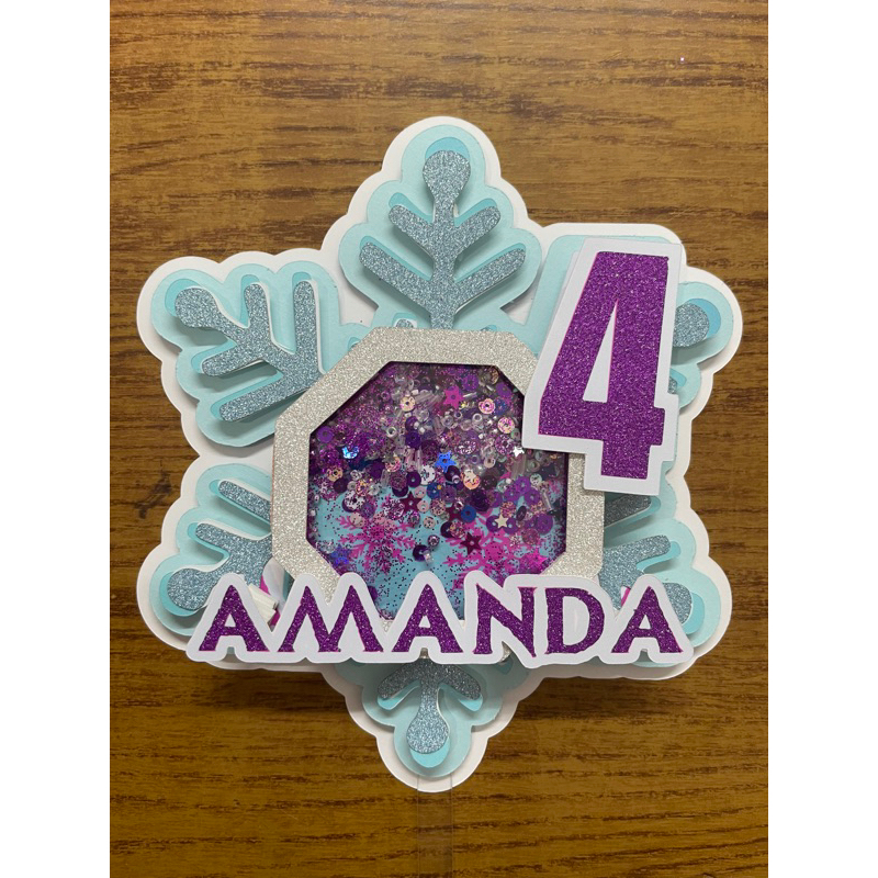 3D Layering Cake Topper / Personalized/ your own design /cute/ cake ...