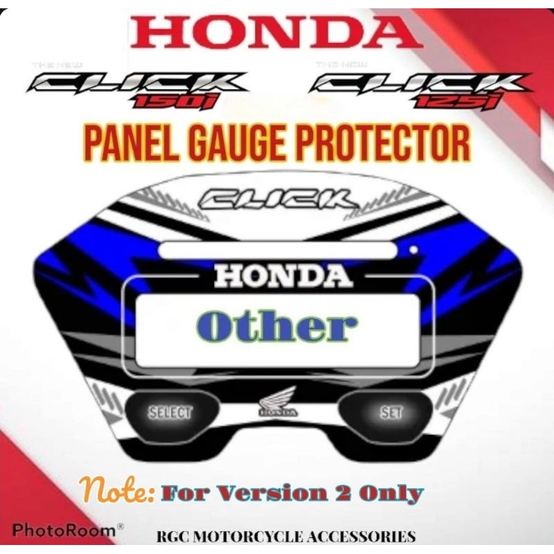 Honda Click 125i and 150i Panel Protector Sticker Only / Honda Click ...