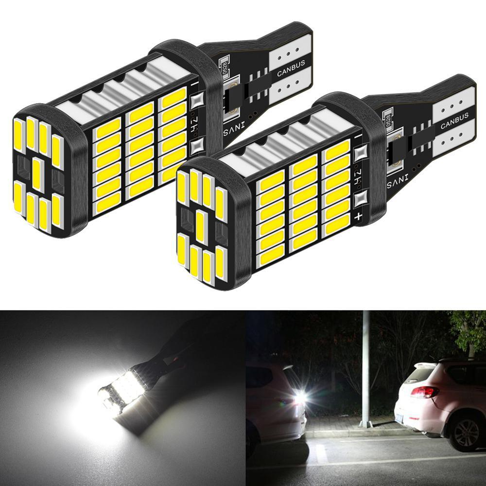 T15 Parking Light 45SMD W16W LED Light Crystal Light Contact Park Lamp ...