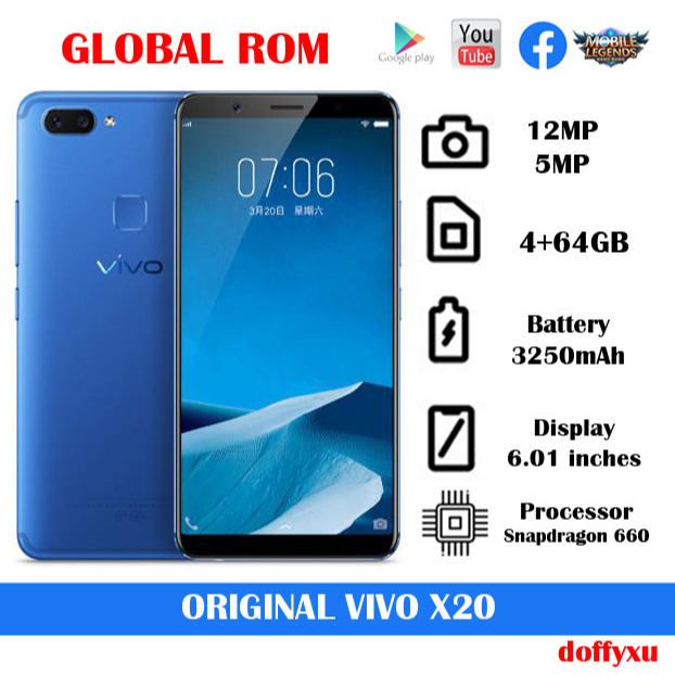 Original V1V0 x20 4/64GB Global ROM | Shopee Philippines
